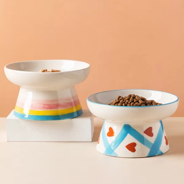 Merrydale Ceramic Cat Bowl - ModernTurtle.com